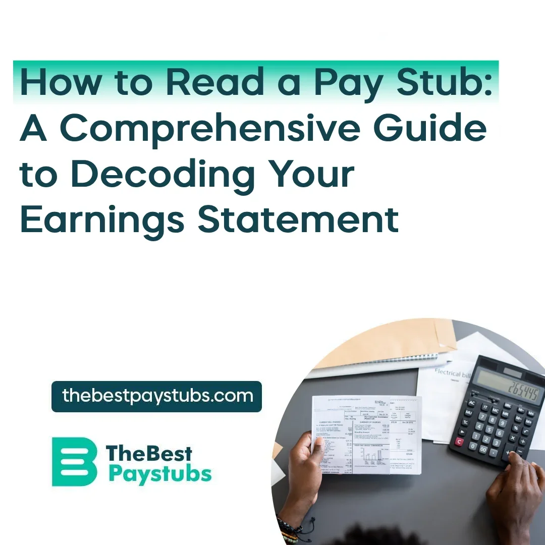 How to Read a Pay Stub: A Comprehensive Guide to Decoding Your Earnings ...
